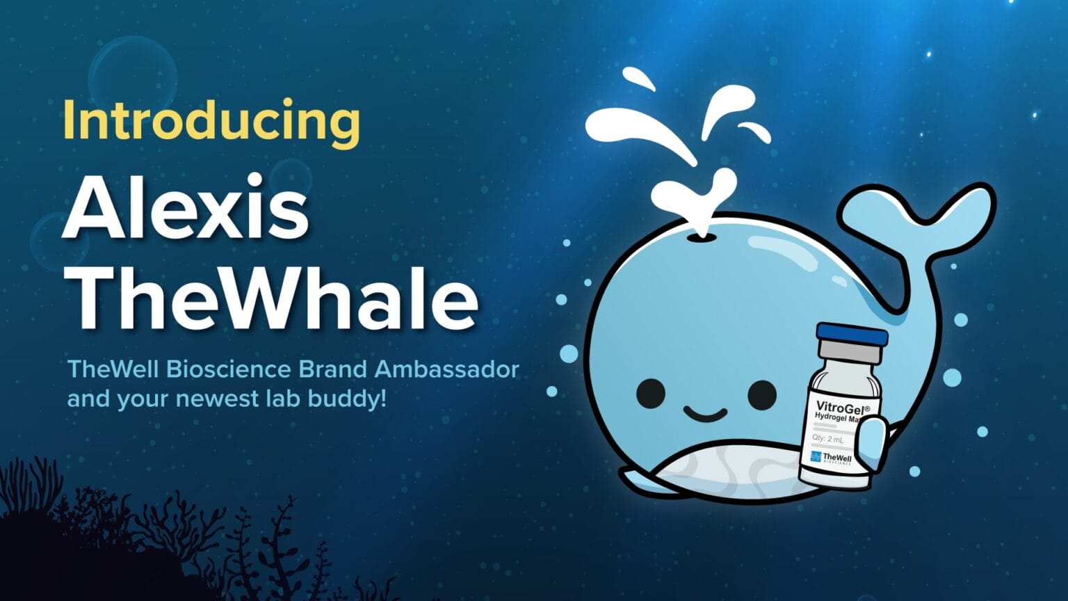 Introducing TheWell Bioscience’s Brand Ambassador – Alexis TheWhale!