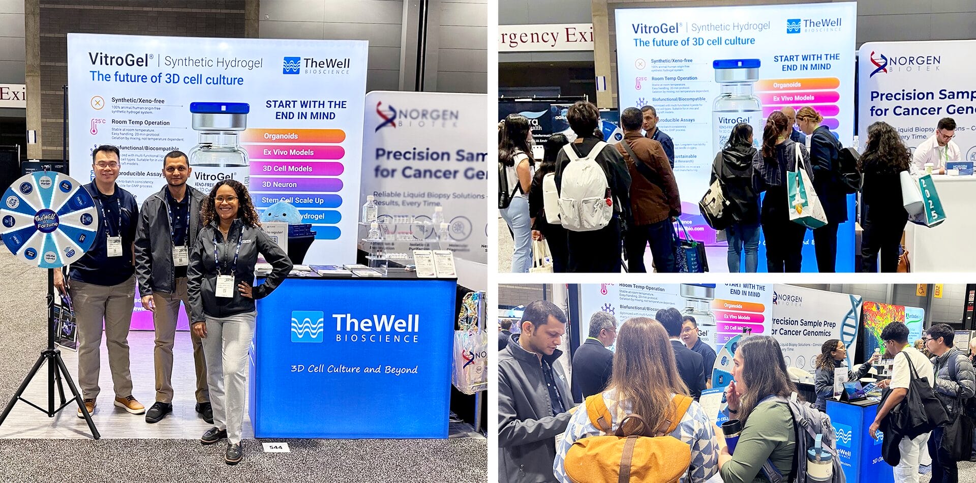 AACR Recap-TheWell-Bioscience-VitroGel-Booth | TheWell Bioscience