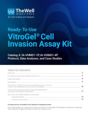 Protocol_VitroGel Cell Invasion Assay Kit – Ready-To-Use | TheWell ...