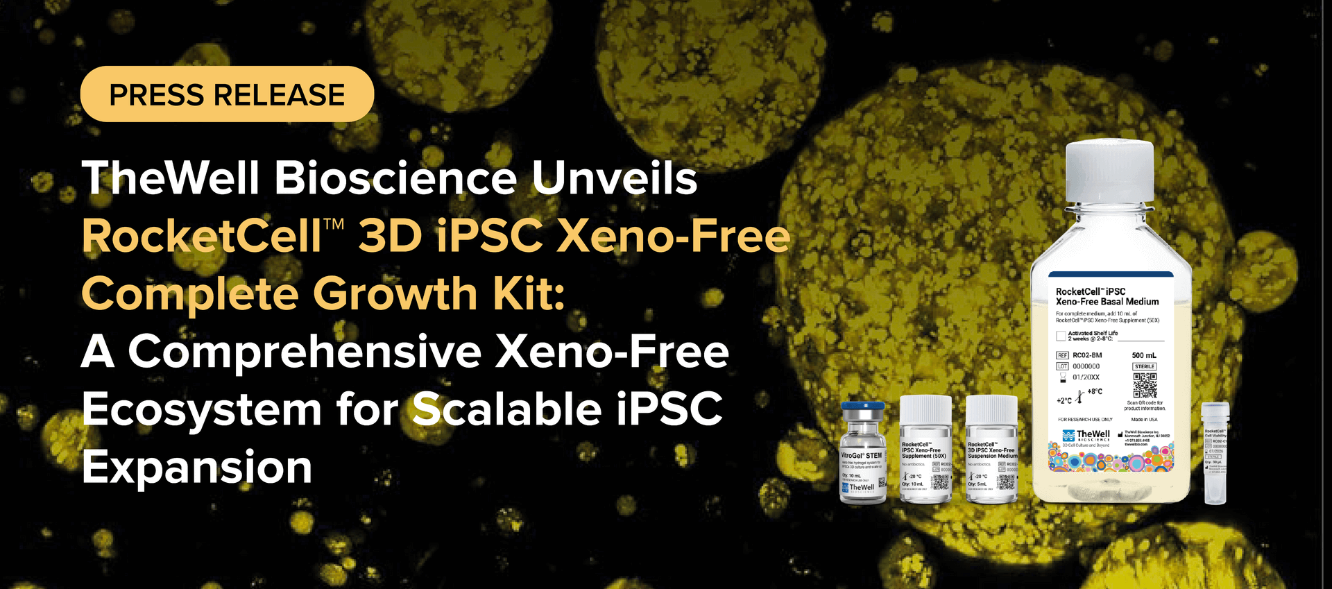 RocketCell 3D iPSC Xeno-Free Complete Growth Kit-PR | TheWell Bioscience